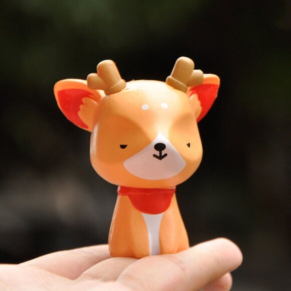 Art | Spirit Deer Miniature Fortune Lucky Animal Miniatures Micro ...